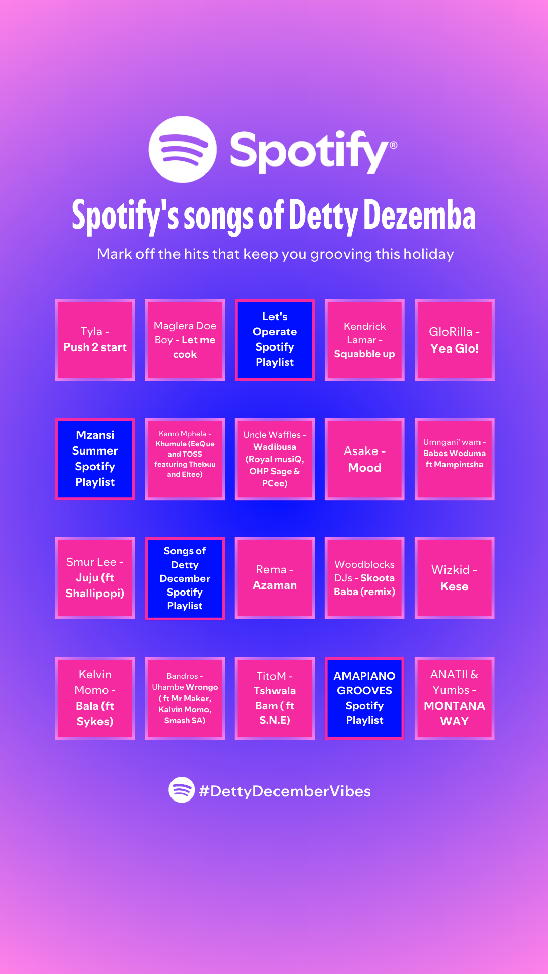 Spotify's 'Detty December' Hub and Spotify’s ‘Songs of December’ now ...