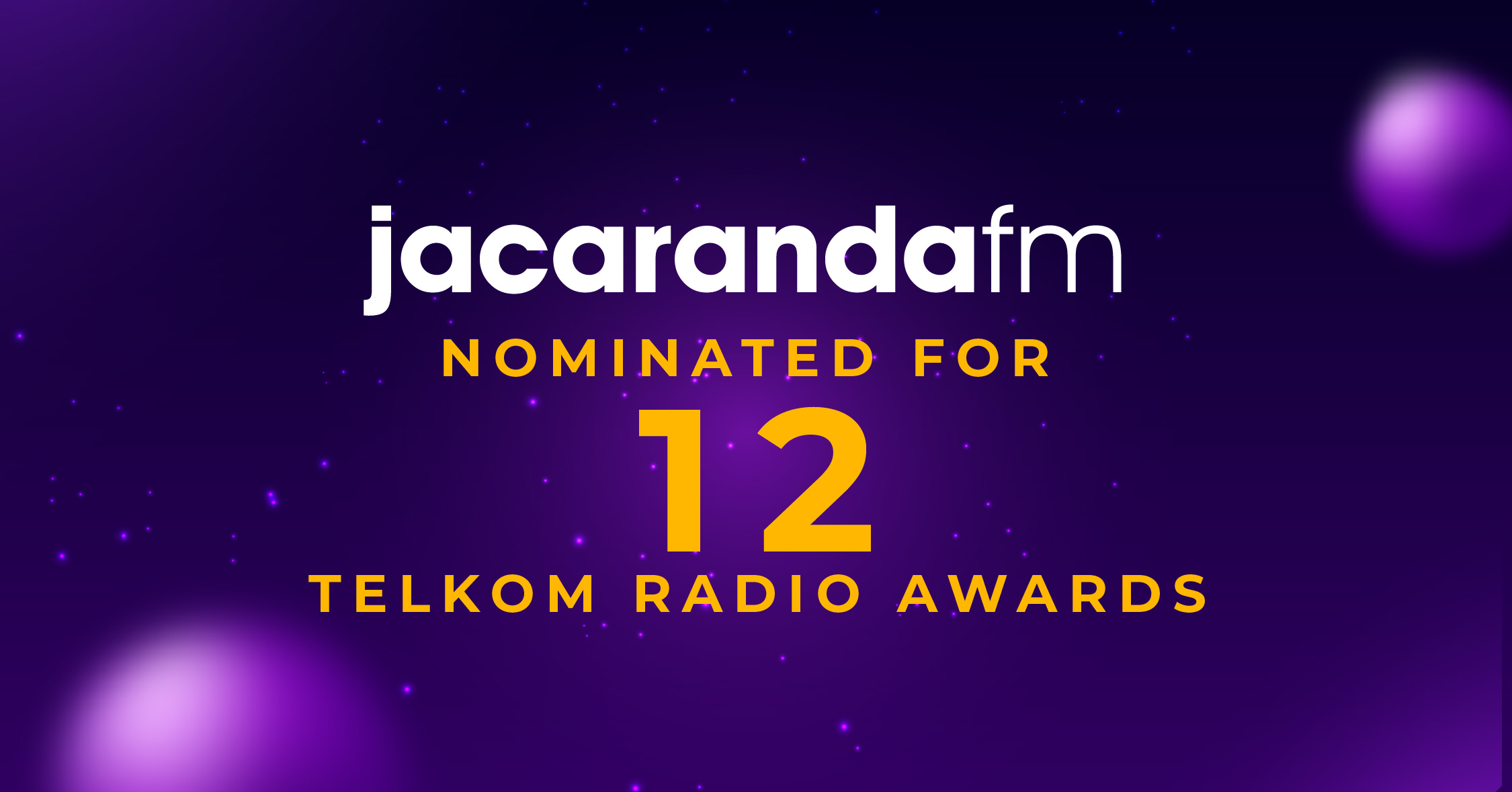 Jacaranda FM Celebrates 12 Nominations at the 2025 Telkom Radio Awards ...